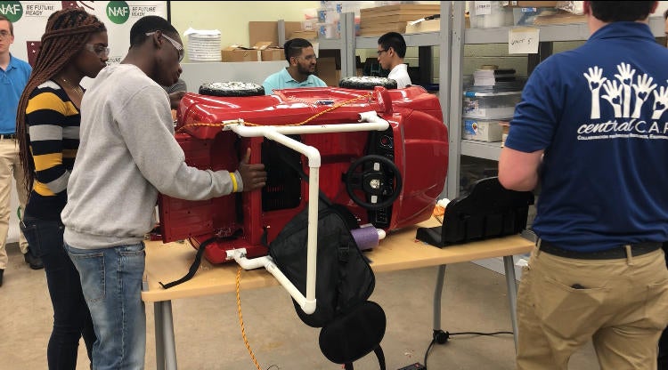 STEM High school and college students in Connecticut build electric ...