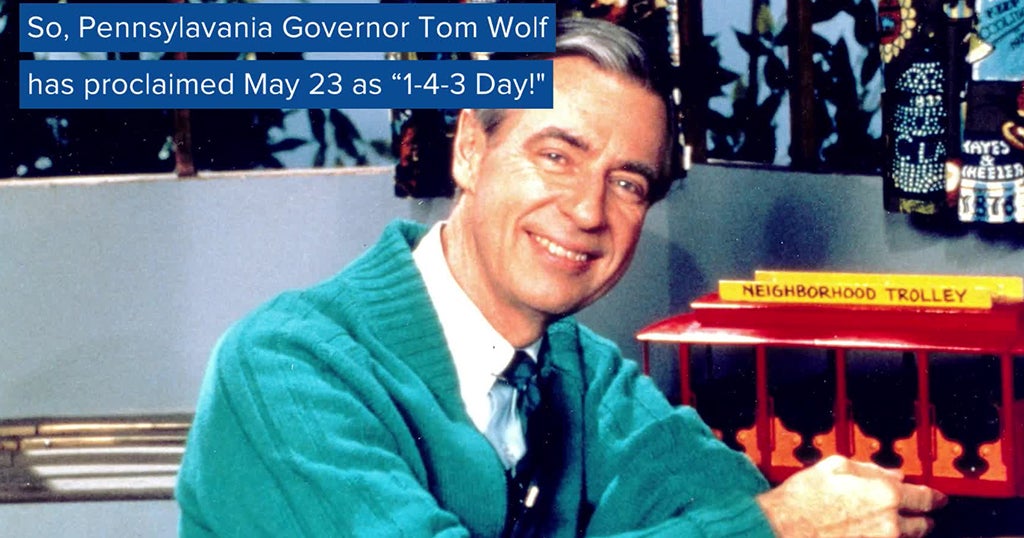 '1-4-3 Day': In Honor Of Mr. Rogers, Gov. Wolf Promotes Acts Of ...