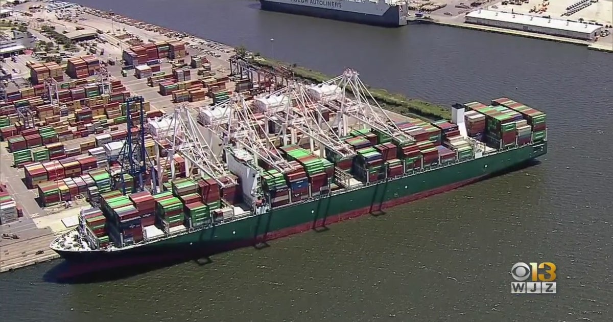 Port Of Baltimore Sets New Monthly Cargo Records For March - CBS Baltimore