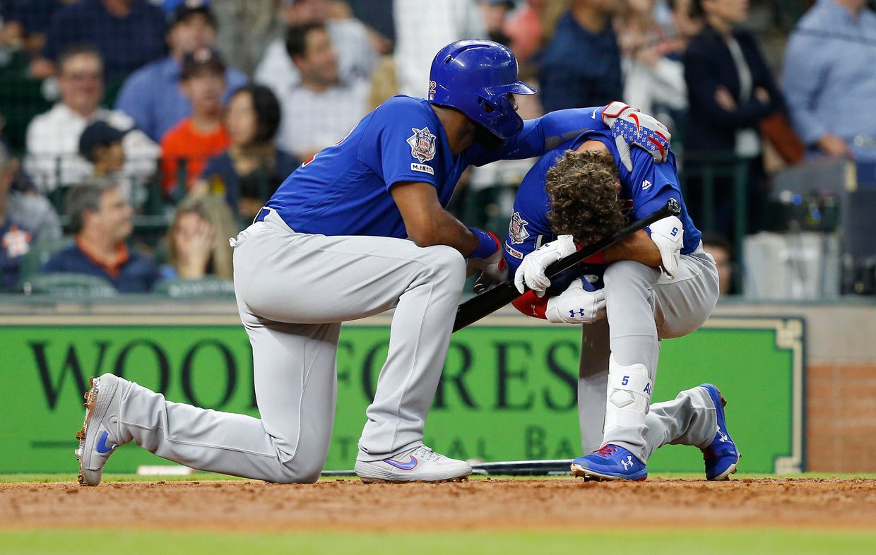 Girl hit by foul ball: Albert Almora — Chicago Cubs batter — breaks ...