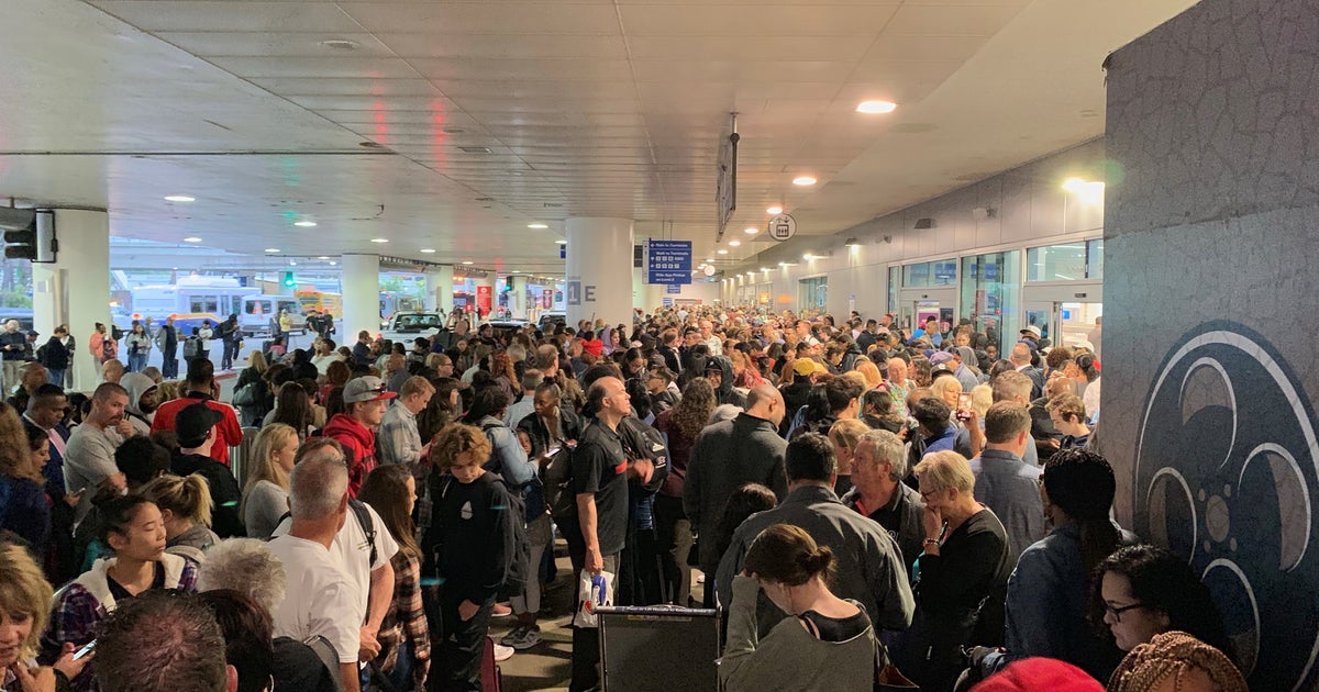 Terminal 1 At LAX Evacuated Morning After Major Power Outage - CBS Los ...