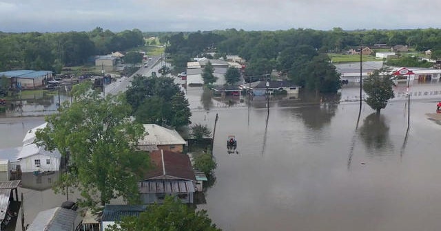 Severe storms and flooding hammer parts of the Gulf Coast - CBS News