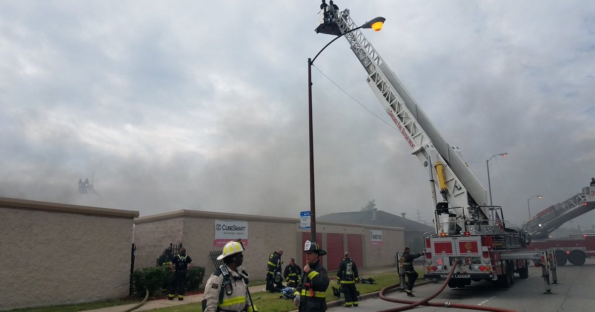 Hazmat Crews Respond To Storage Facility Fire In Garfield Ridge - CBS ...