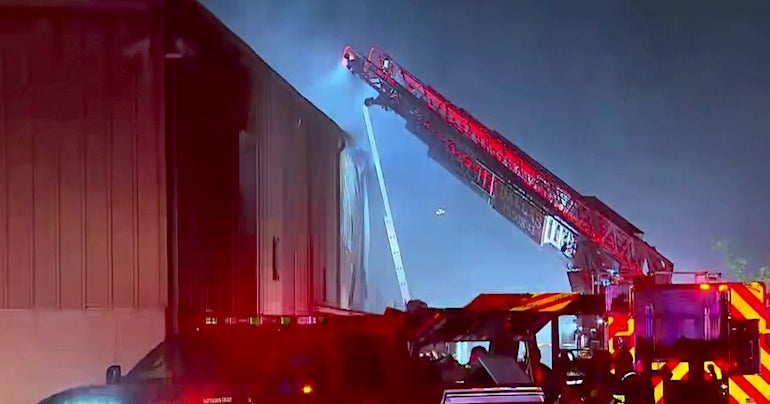 Crews Battle 3-Alarm Fire At Dallas Custom Cabinetry Business - CBS Texas