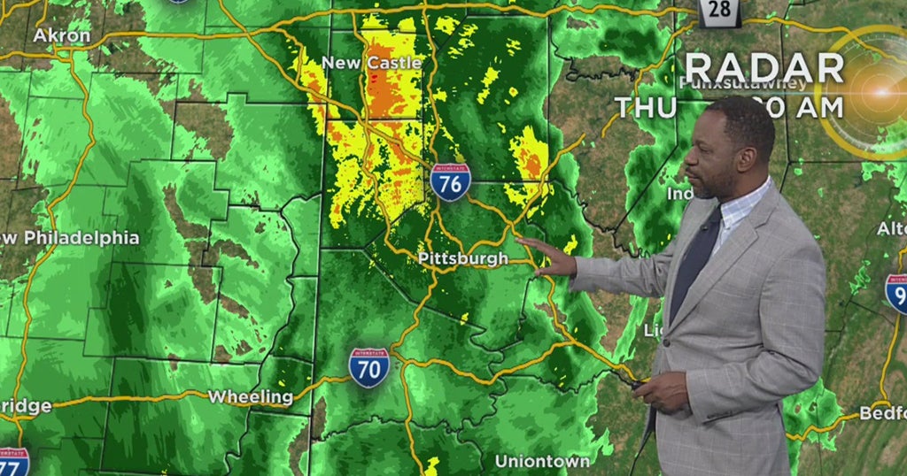 Pittsburgh Weather: Rain With Chance Of Isolated Storms - CBS Pittsburgh