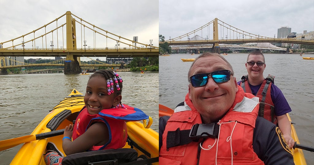 Pittsburgh Police Grab Their Paddles, Host Kayak With Cops - CBS Pittsburgh