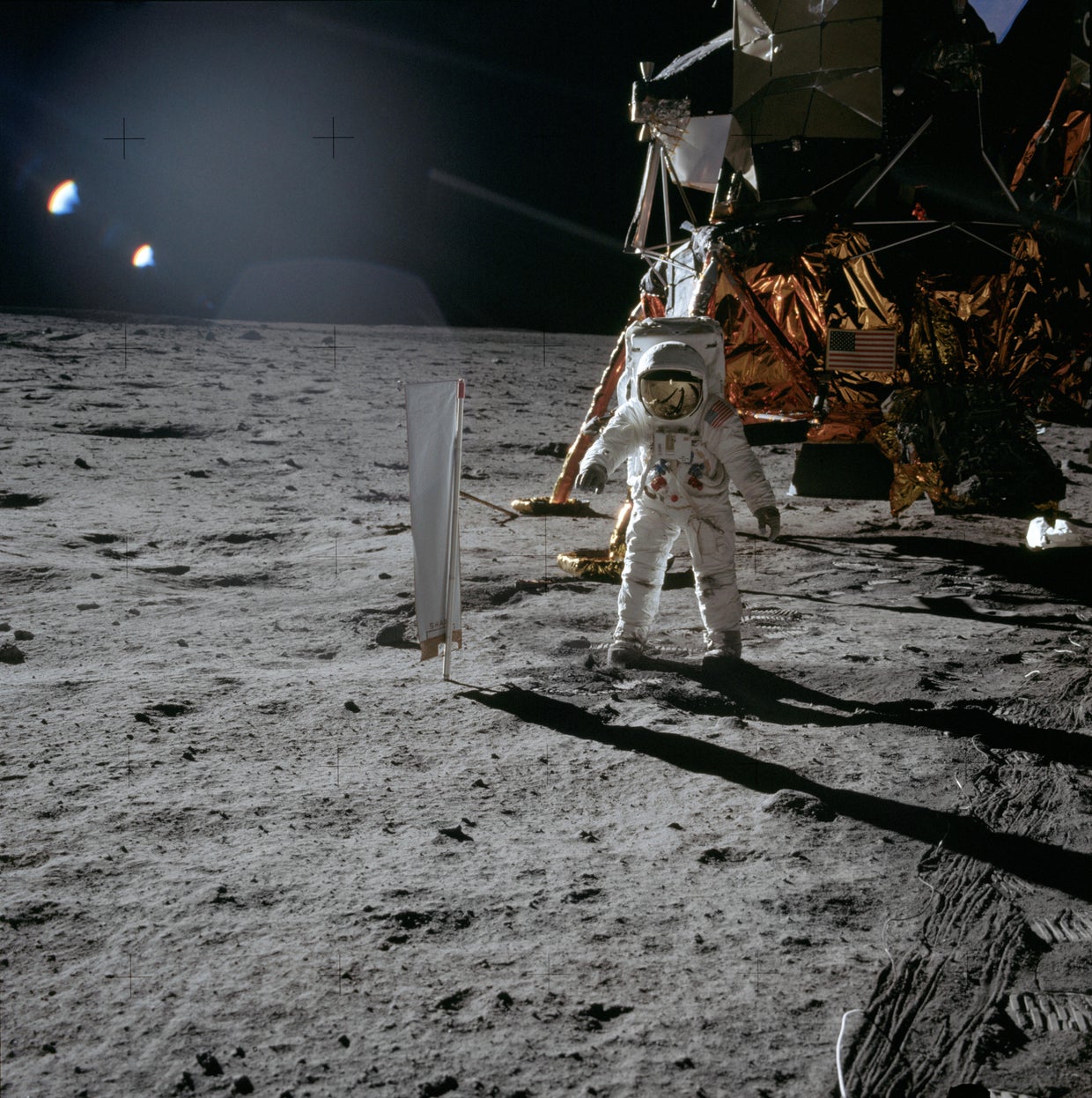 50 photos taken on the moon