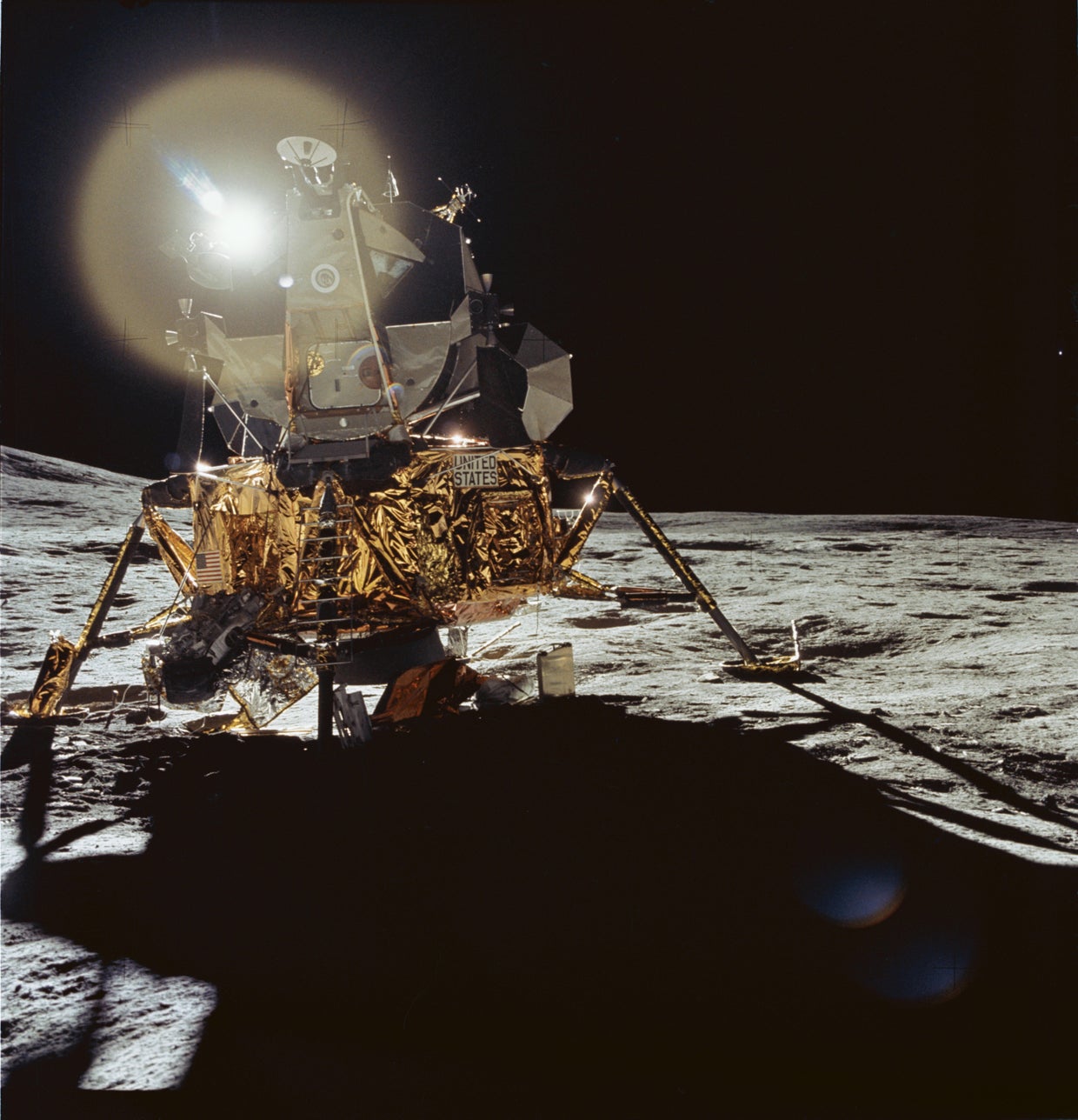 50 photos taken on the moon