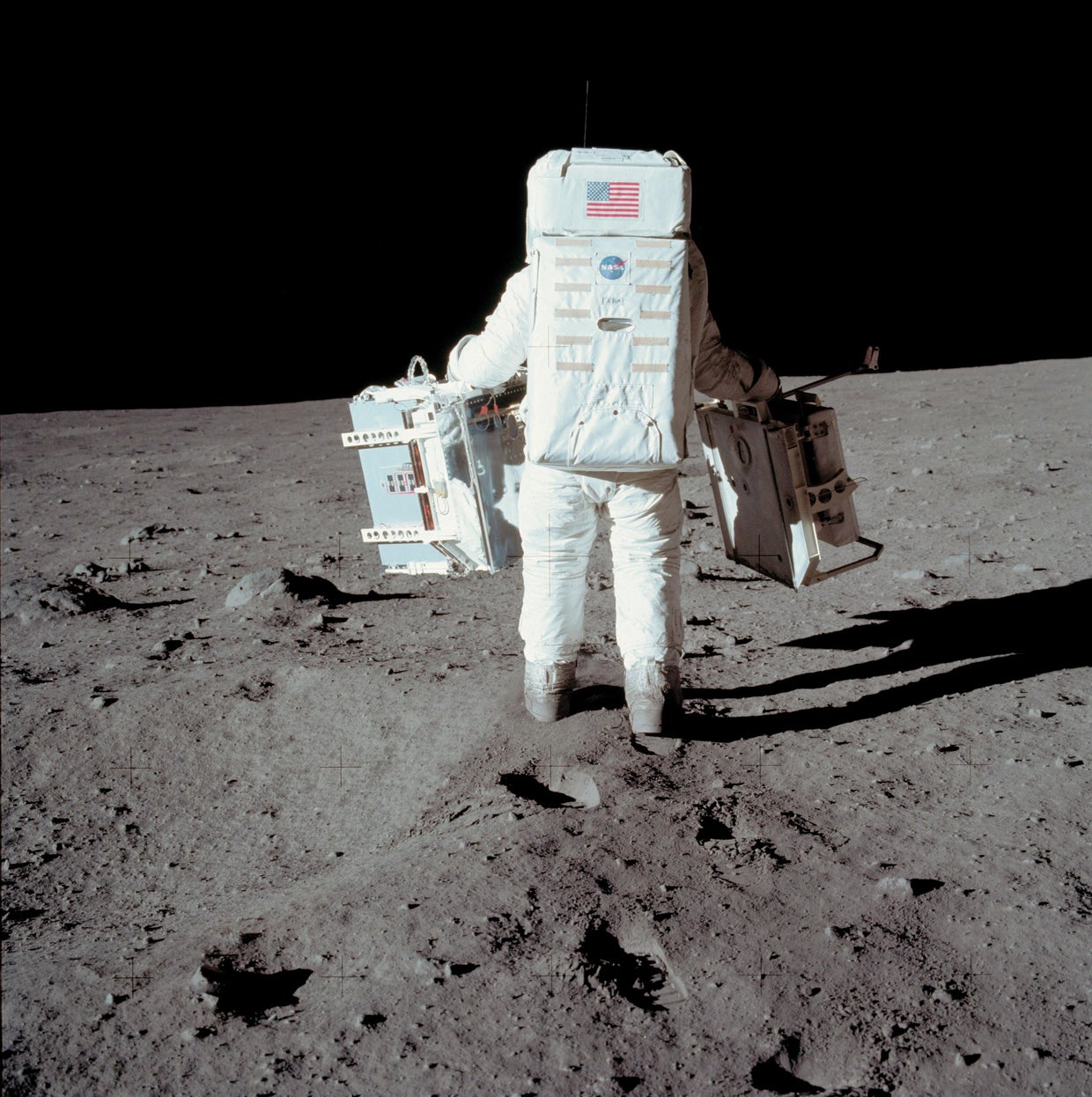 50 photos taken on the moon