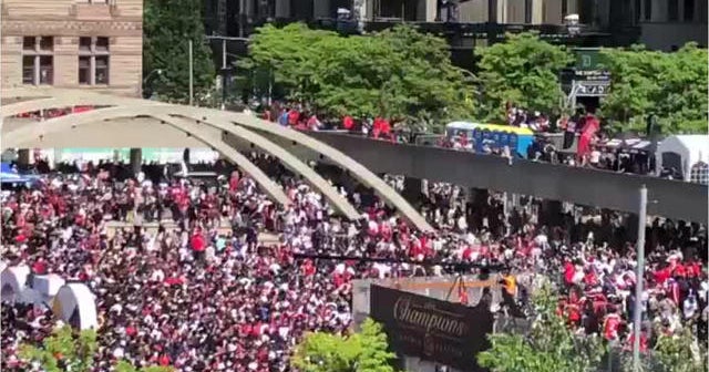 Shooting near Toronto Raptors parade sparks stampede - CBS News