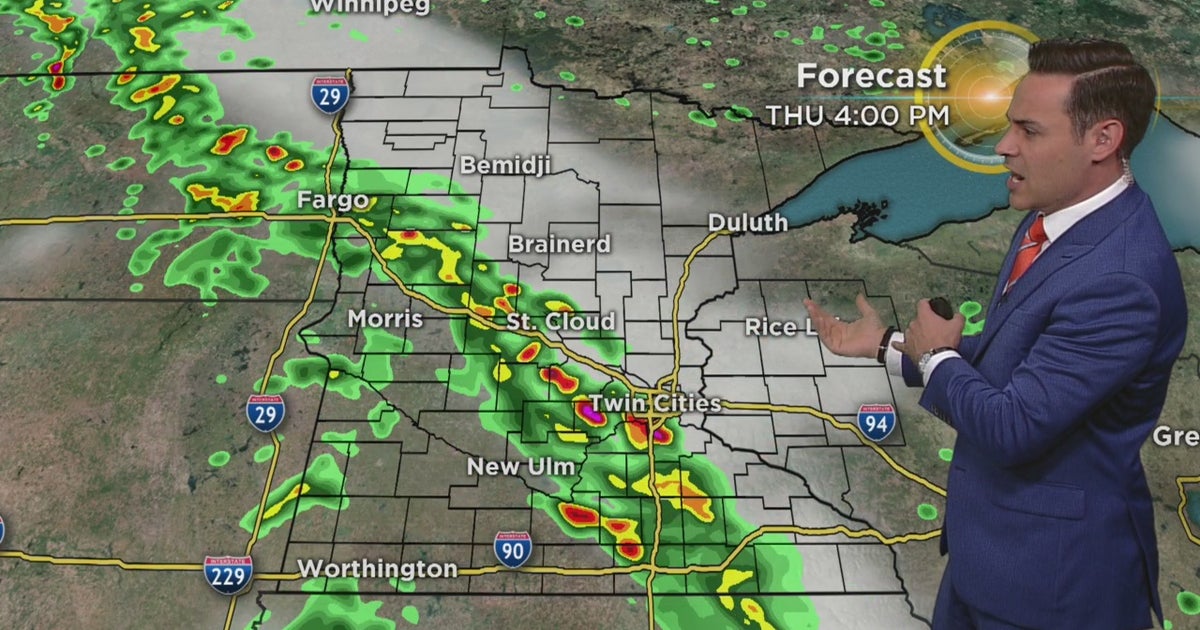 Minnesota Weather: Rain Showers Thursday Afternoon, Chance Of Severe ...