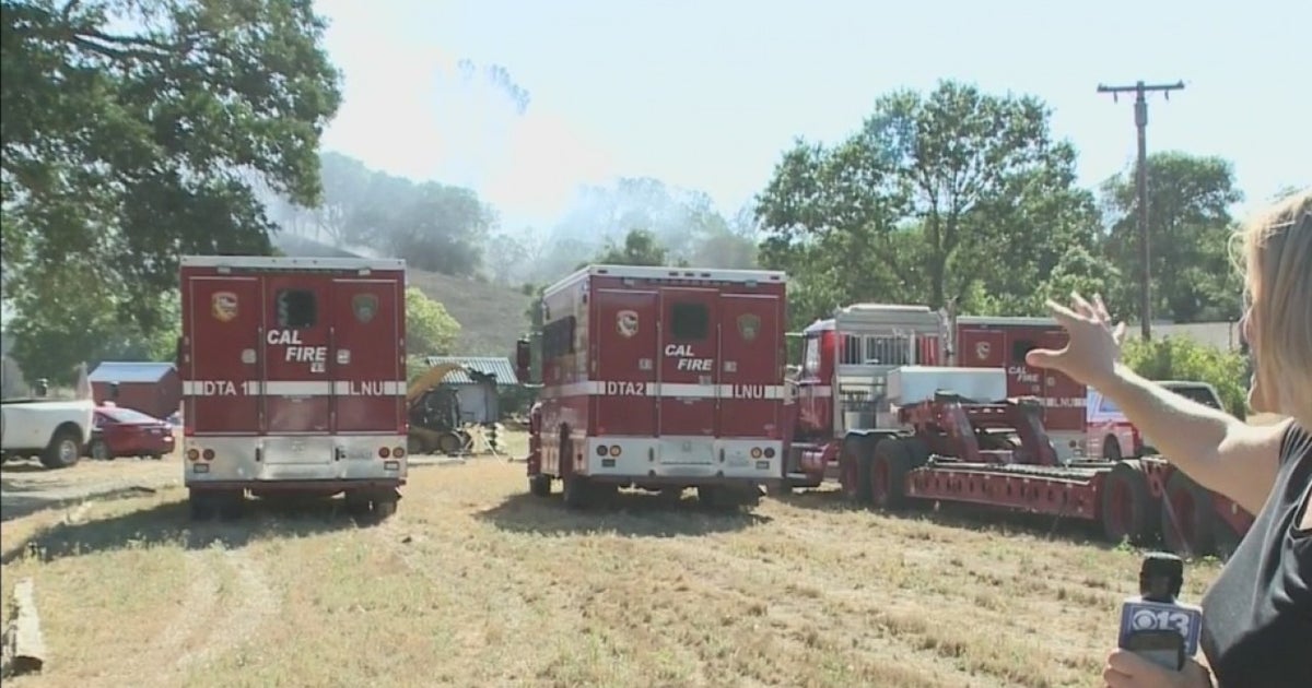 Vegetation Fire In Unincorporated Solano County Contained To 7 Acres ...