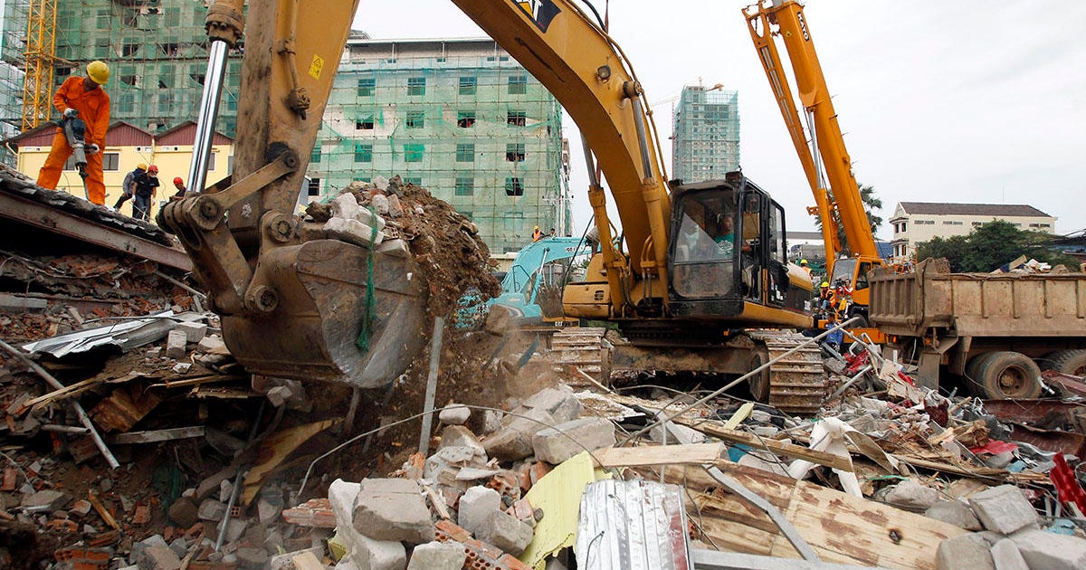 Cambodian building collapse kills at least 19, injuries at least 24 ...