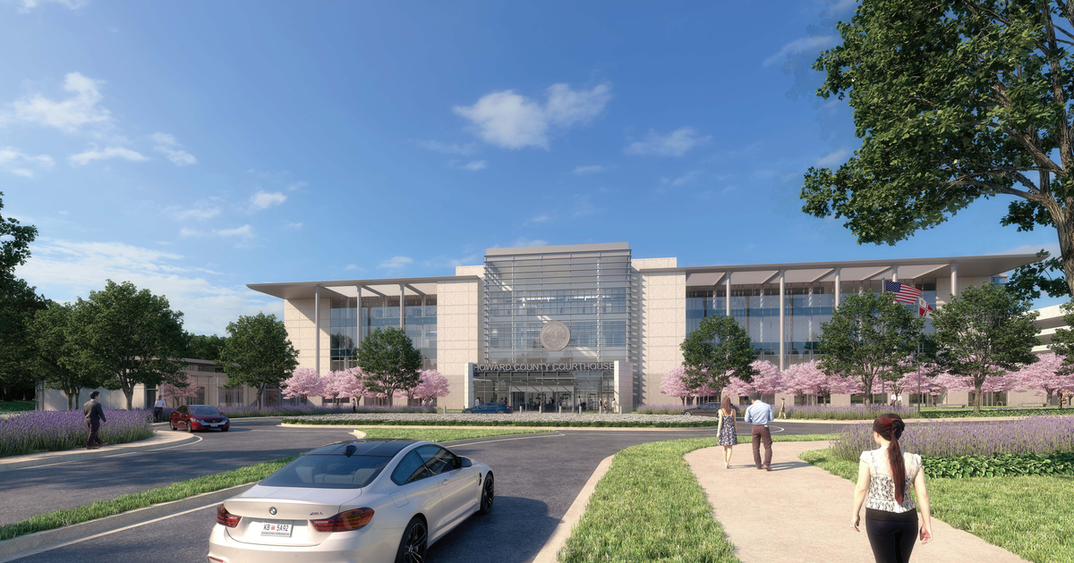 Officials Break Ground On New Howard County Courthouse - CBS Baltimore