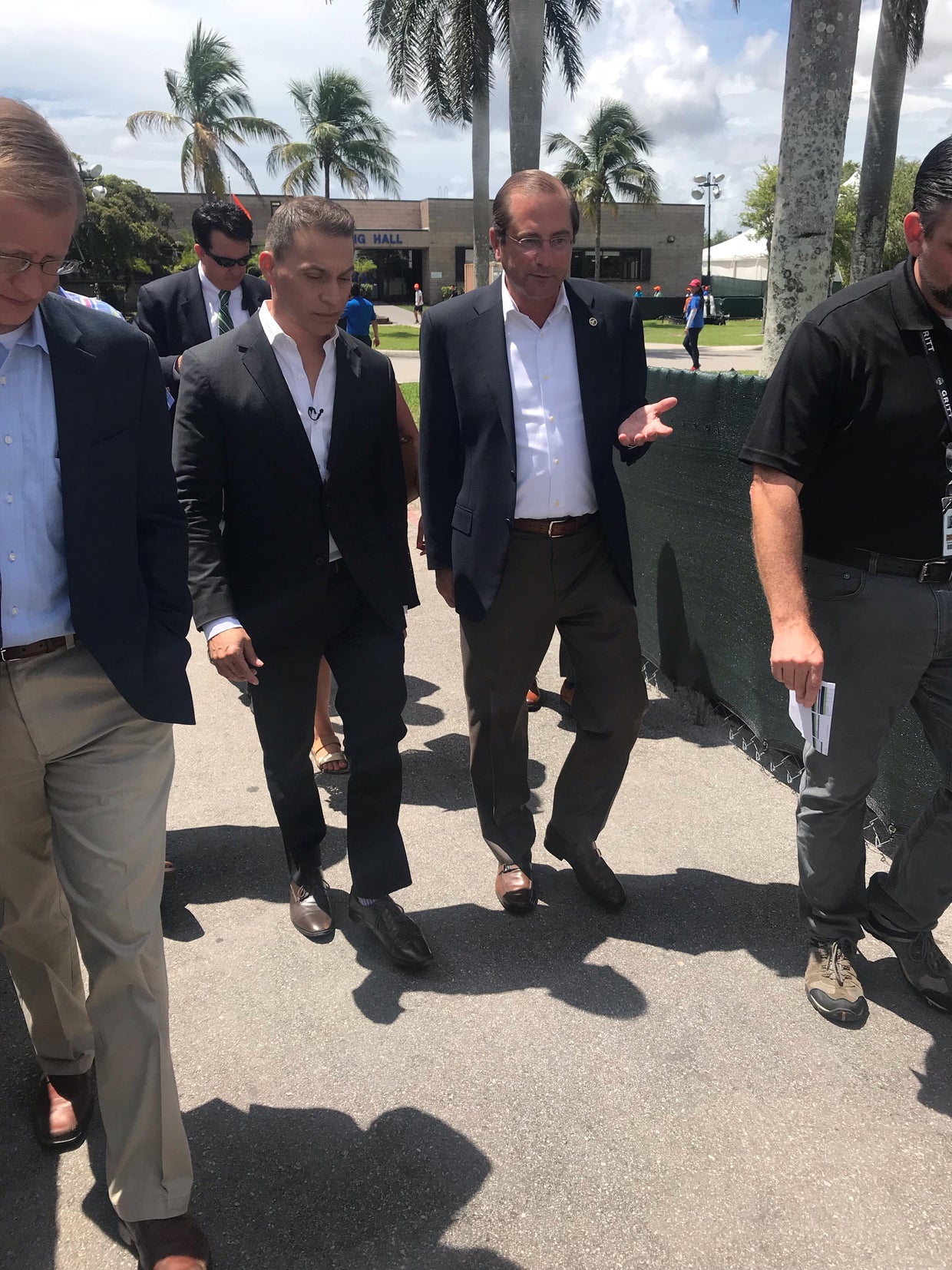 Homestead child migrant facility: HHS Secretary Alex Azar addresses ...