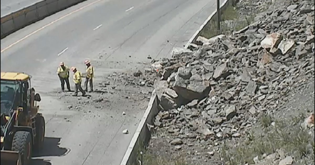Westbound I-70 Reopens At Vail After Rock Slide - CBS Colorado