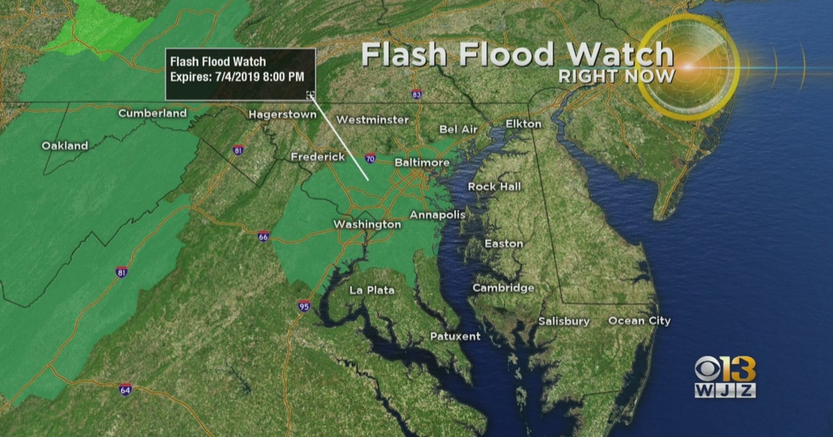 Maryland Weather: Flash Flood Watch Canceled - CBS Baltimore