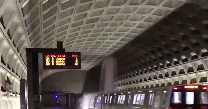 Heavy Rains, Flooding Causes Metro Waterfall At Virginia Square Station ...