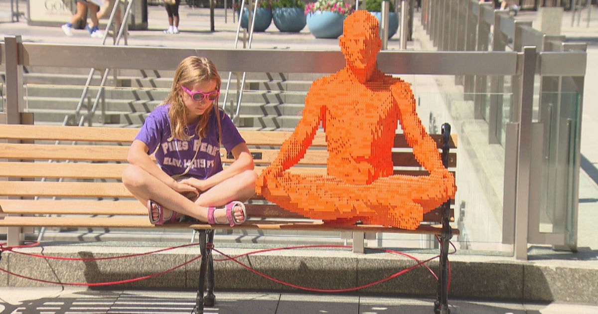 Lego Figures Encourage Interaction With Art - CBS Colorado