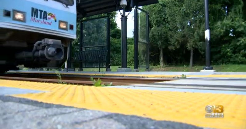 Pedestrian struck, killed by MTA light rail train in Timonium - CBS ...