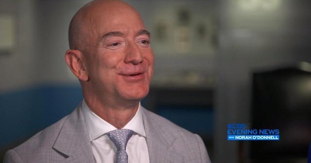 Jeff Bezos on why space travel is important - CBS News