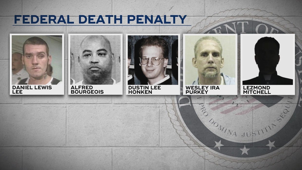 Who are the five men scheduled to be executed under federal law? - CBS News
