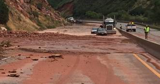 I-70 Back Open After 2 Large Mudslides Near Glenwood Springs - CBS Colorado