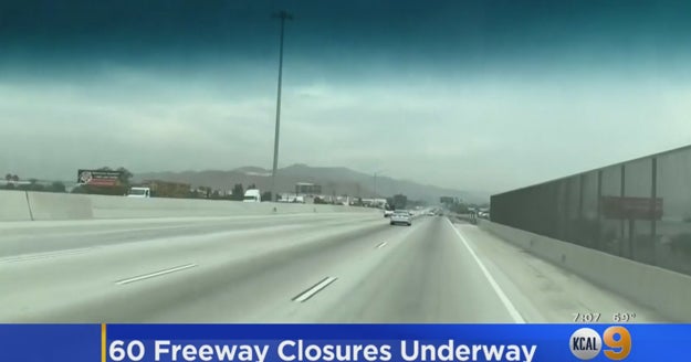 60 Freeway Reopens Early As Part Of 'SWARM' Project - CBS Los Angeles