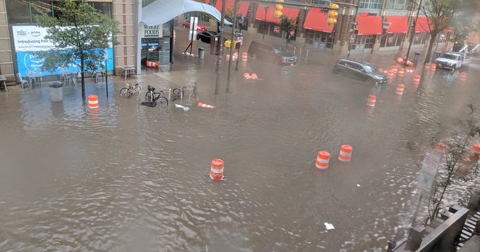 Cleanup Underway After Flooding In Parts Of Baltimore City Following ...
