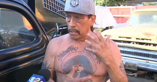 Danny Trejo hailed as hero after rescuing boy from car wreck - CBS News