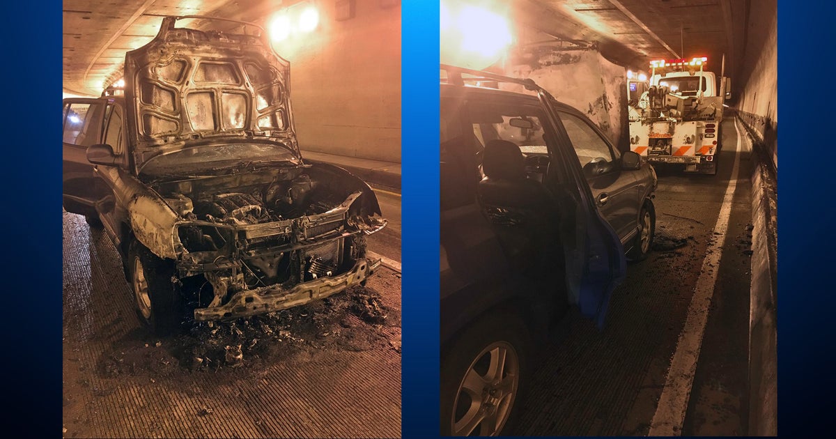 Car Catches Fire in Caldecott Tunnel, Briefly Shutting 1 Eastbound Bore ...