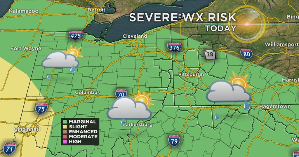Pittsburgh Weather: Severe Weather Possible, Gusty Winds A Big Concern ...