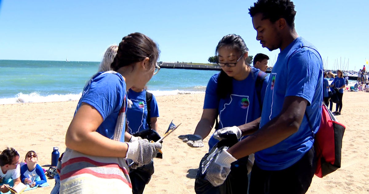 IIT Students Clean Up 31st Street Beach For Science And Service - CBS ...