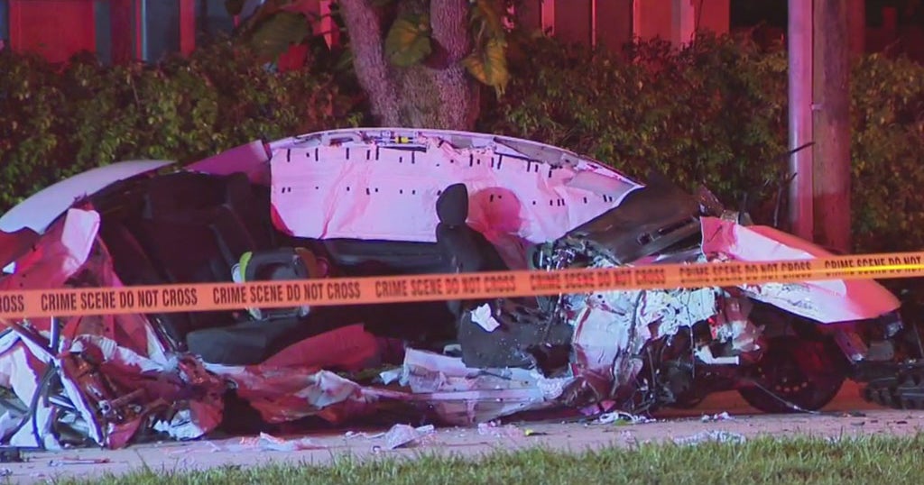 One Dead In Violent Margate Crash - CBS Miami