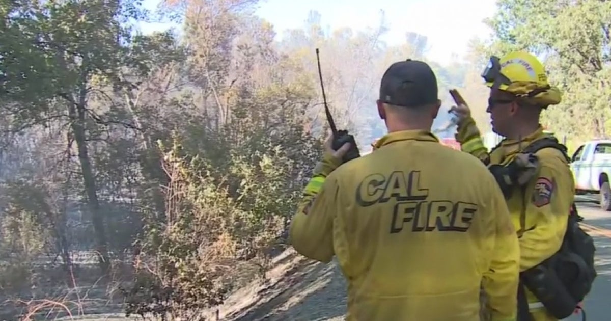 Firefighters And Engine Burned Over In Country Fire - CBS Sacramento