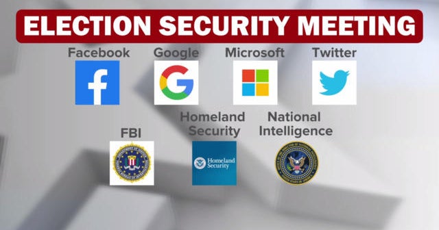 Tech companies meet with FBI on election security - CBS News