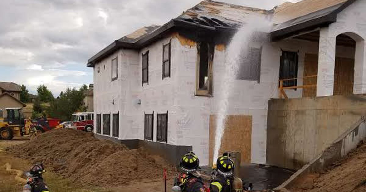 Lightning Strike Ignites House Fire In Franktown - CBS Colorado