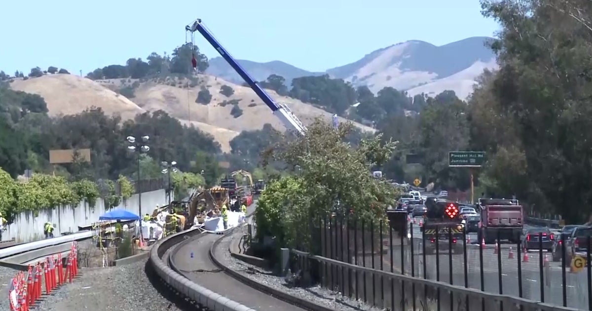 BART Says Track Work Near Lafayette, Highway 24 Ahead of Schedule - CBS ...