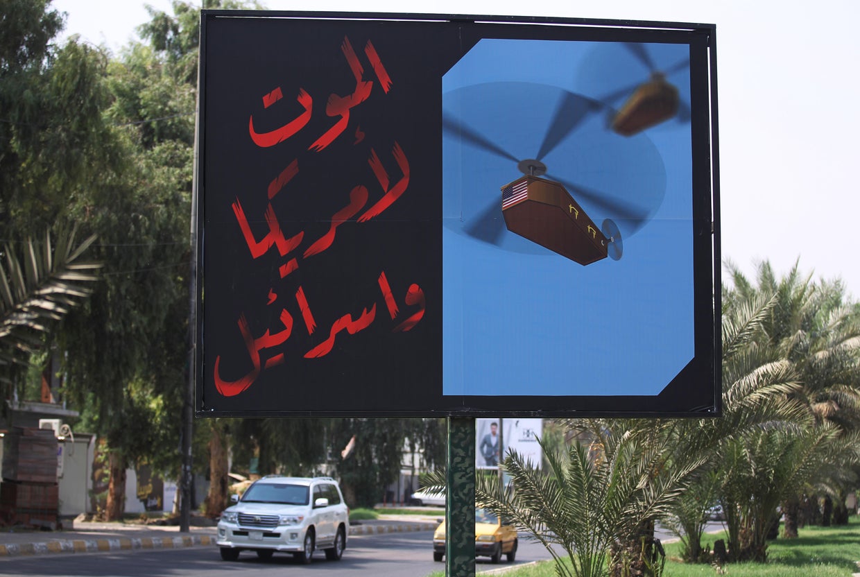 "Death to America" billboards pop up in Baghdad. It's a message from ...