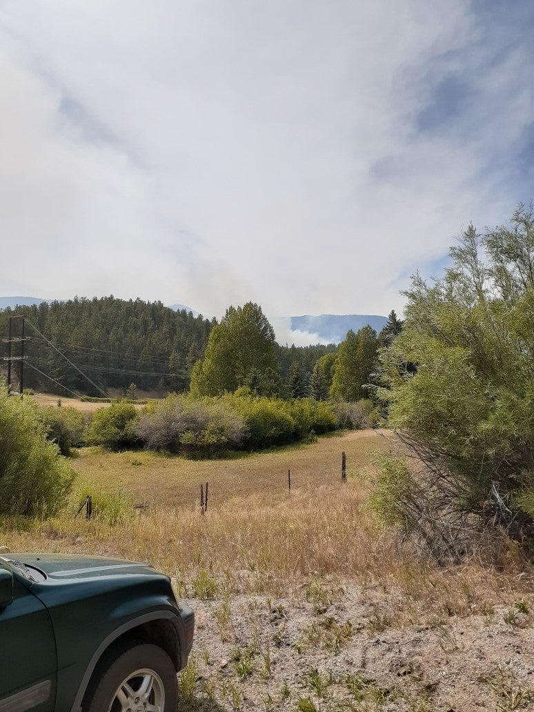 Wildfire Near Bailey Forces Some Evacuations - CBS Colorado