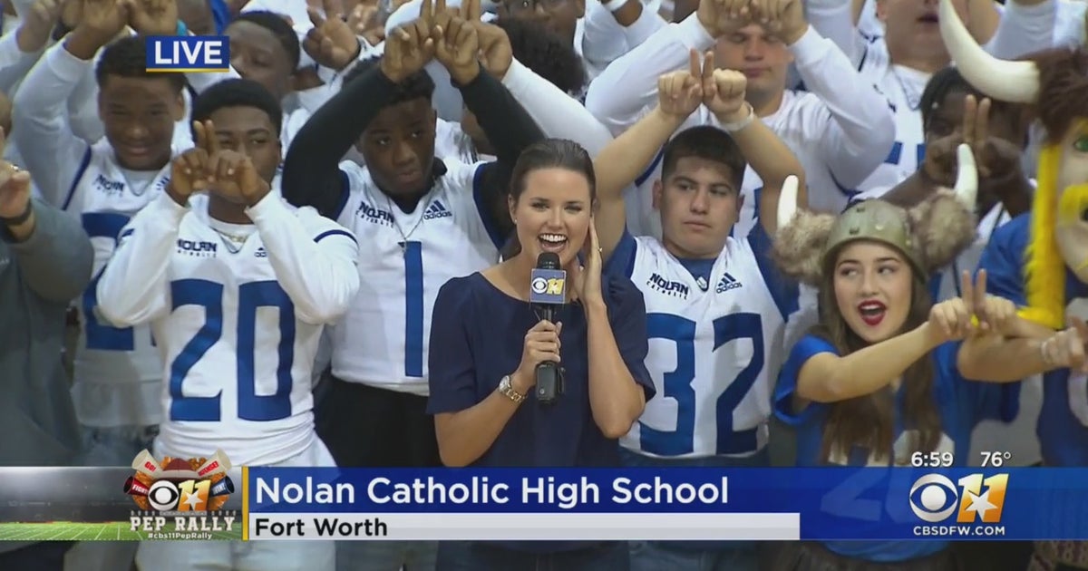 CBS 11 Pep Rally: Nolan Catholic High School