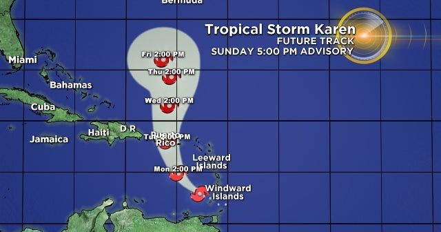 Tropical Storm Karen's Gusty Winds, Flooding Rains Still Affecting ...