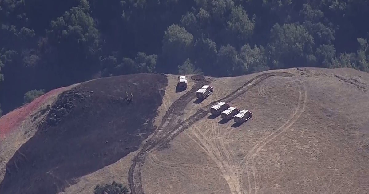 Reservoir Fire Burning East Of Milpitas 70 Percent Contained - CBS San ...
