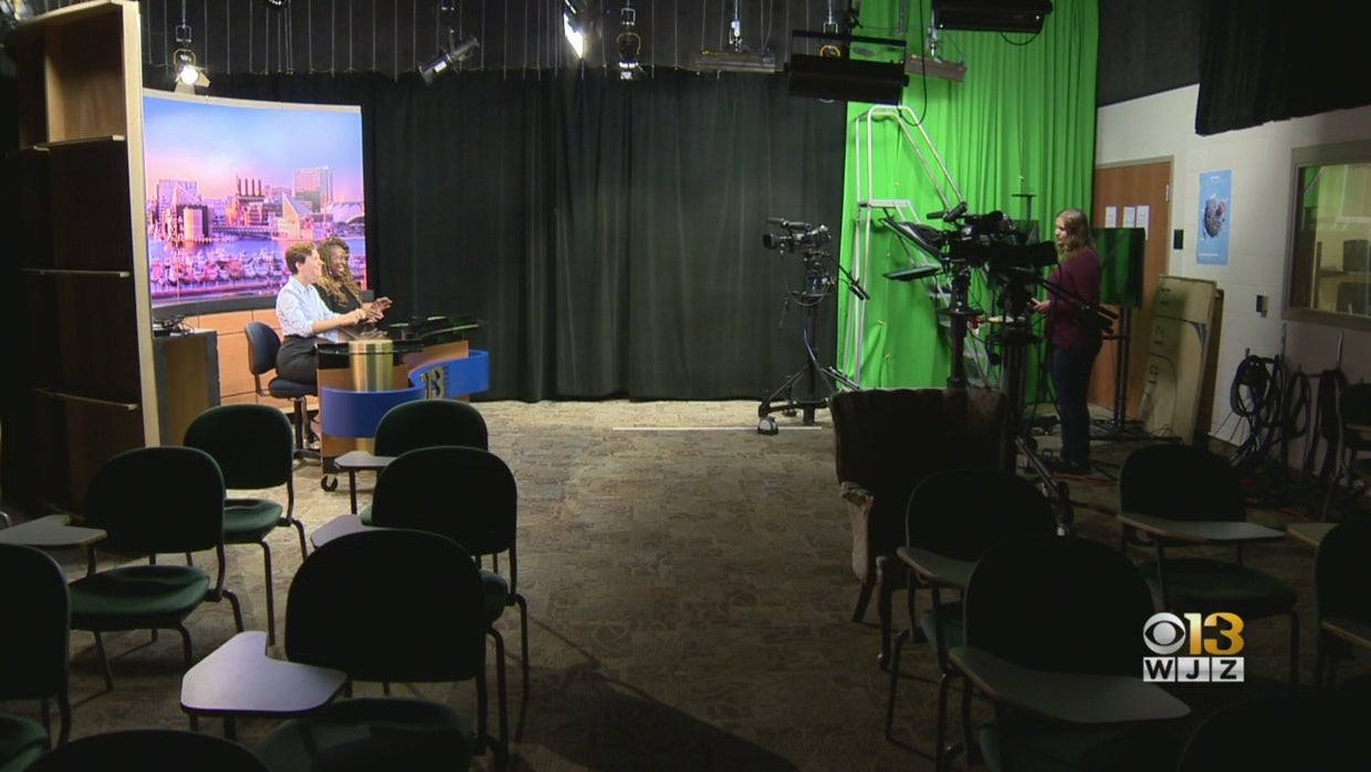 Former WJZ News Set Gets New Life At Harford Community College - CBS ...