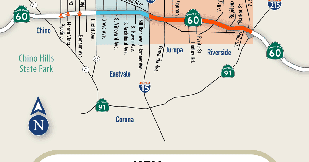 Weekend Traffic Alert: '60 Swarm' Construction Partially Shuts Down 60 ...