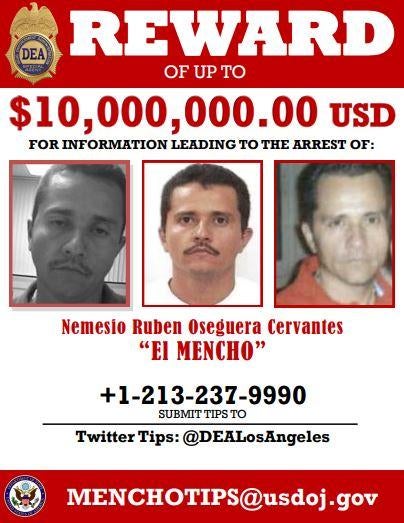 Who is El Mencho? Mexican cartel boss behind one-third of drugs in the ...