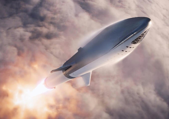 SpaceX "Starship": Elon Musk shows off next-generation prototype - CBS News