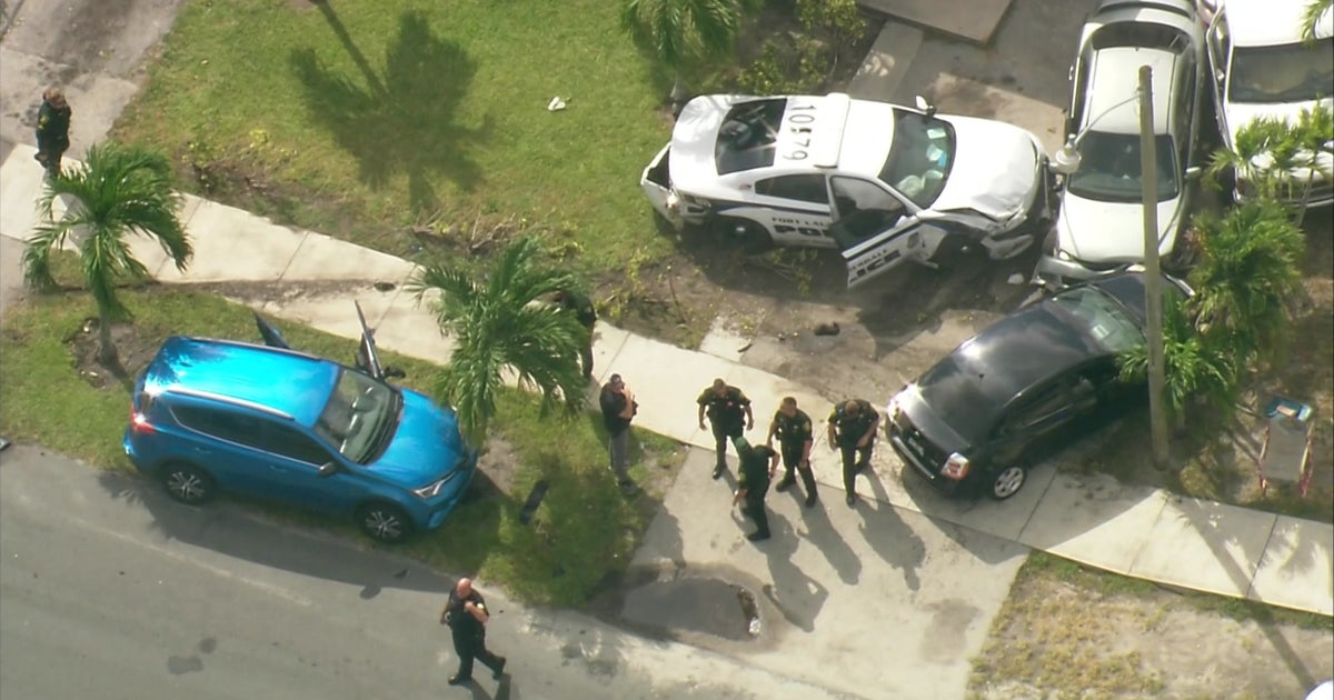2 Hurt, Including Fort Lauderdale Officer, After Pursuit Ends In Crash ...