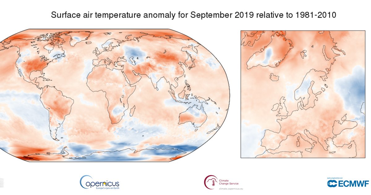 Climate Change: Earth just experienced its hottest September ever ...