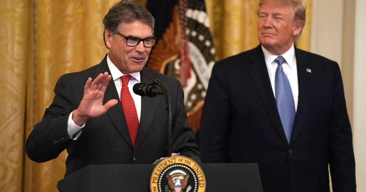 Report: US Energy Secretary Rick Perry Expected To Resign Next Month ...